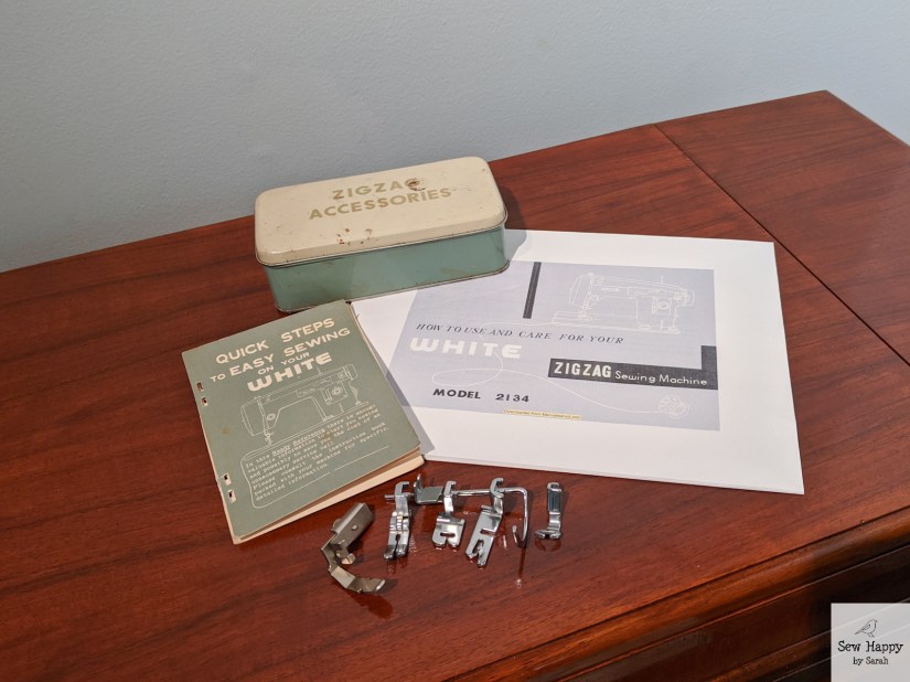 Meet my new machine! – Vintage White 2134 – Sew Happy by Sarah